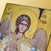 Archangel Uriel Icon, Byzantine Greek Orthodox Religious Handcrafted ...