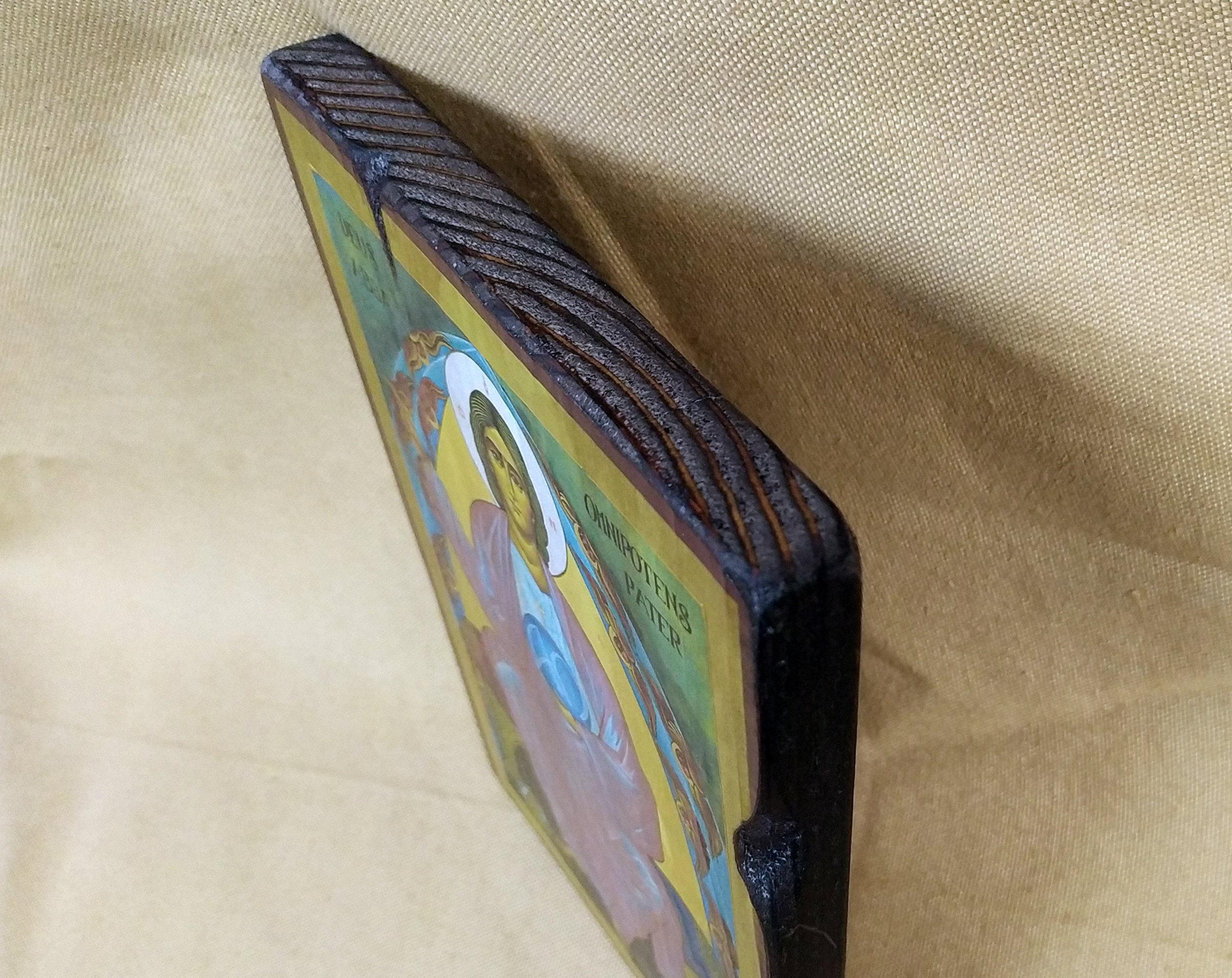 DEUS OMNIPOTENS Abba Pater Icon, Merciful God the Father, Handmade ...