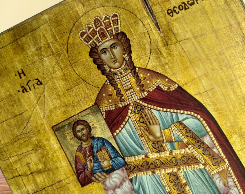 Saint Theodora Empress of Byzantium Icon SMALL - Etsy