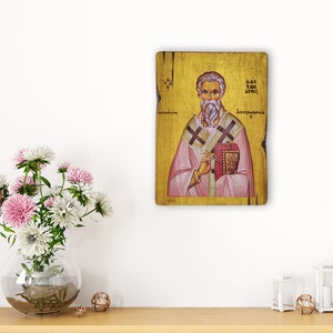 Saint Alexander Icon Patriarch of Alexandria Medium Sized 14x20cm-5 ...