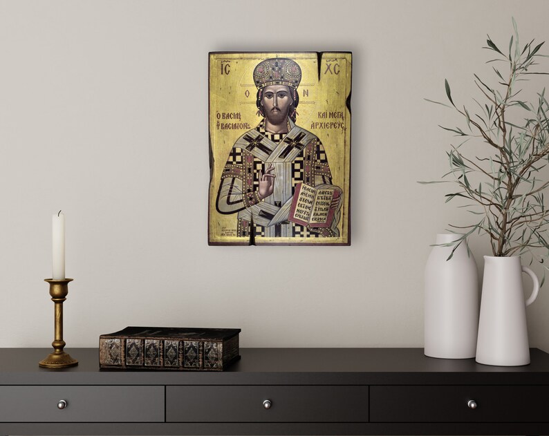 Christ Blessing Icon King of Kings and Great Priest SMALL - Etsy