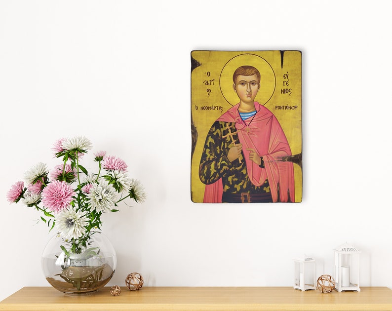 SAINT EUGENE RODIONOV Icon the New Martyr Orthodox Handmade - Etsy
