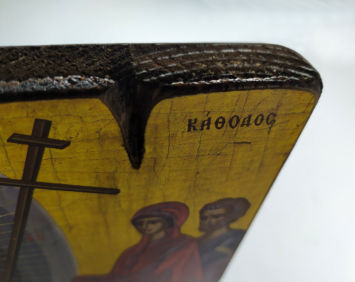 Descent Into Hell Icon Byzantine Greek Orthodox Handmade - Etsy