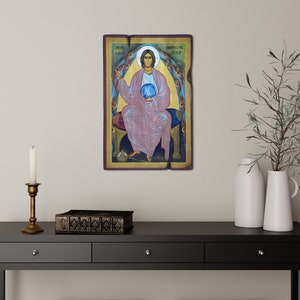 DEUS OMNIPOTENS Abba Pater Icon, Merciful God the Father, Handmade ...