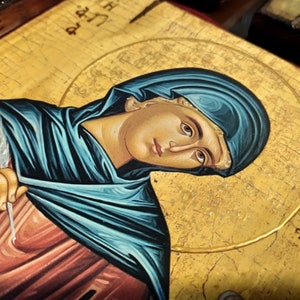 Saint Kassiani the Hymnographer LARGE 19x26cm-7.48x10.24in Byzantine ...