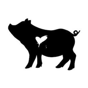 Pig Vinyl Decal, Pig Car Decal, Pig Sticker, Pig Lover, Gift for Pig ...