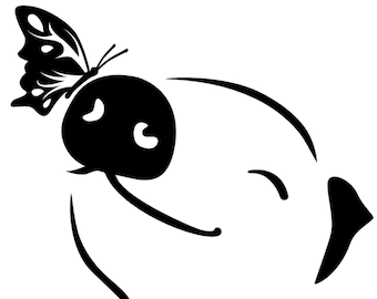 Pig Decal Vinyl Car Decal Window Decal Laptop Decal Vinyl Sticker - Etsy