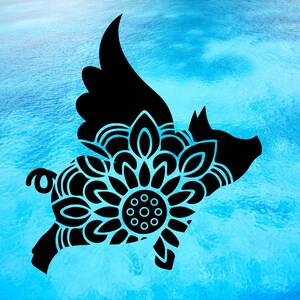 Pig Vinyl Decal, Pig Decal Car, Pig Laptop Decal, Pig Gift, Pig Sticker ...