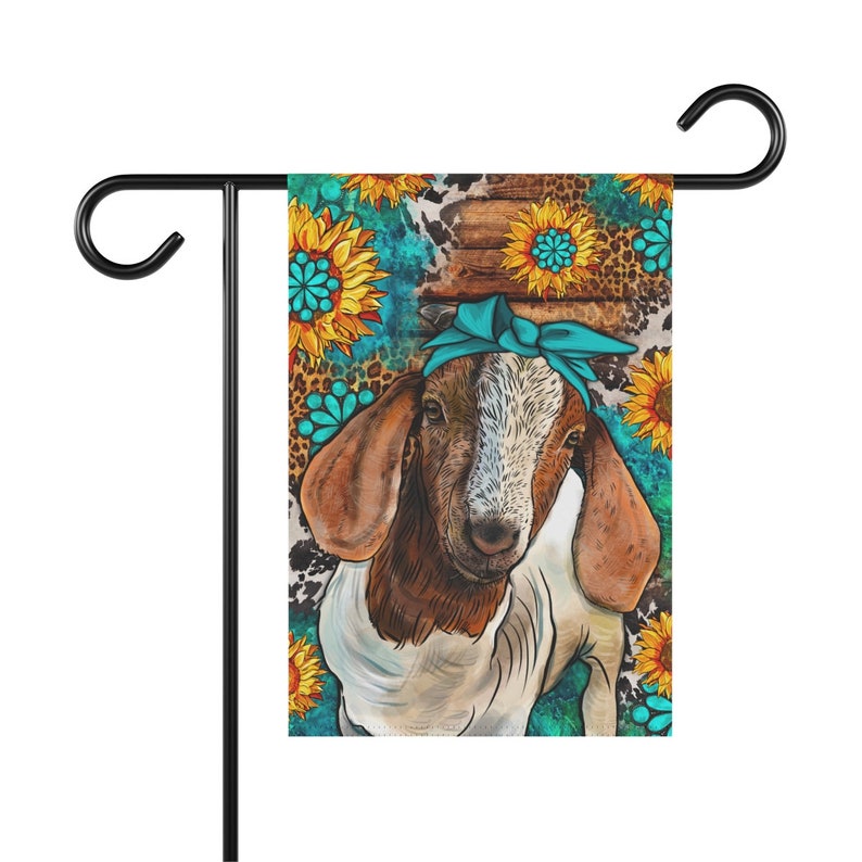 Goat Banner Goat Garden Banner Garden Goat Flag Goat Lover - Etsy