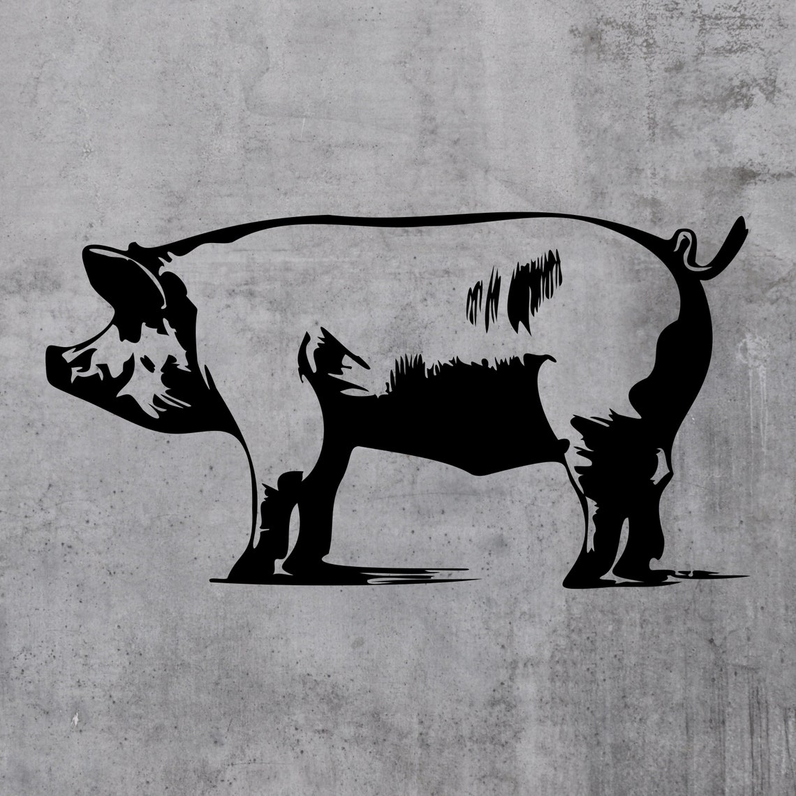 Pig Vinyl Decal Pig Decal Farm Pig Decal Pig Car Decal - Etsy Ireland