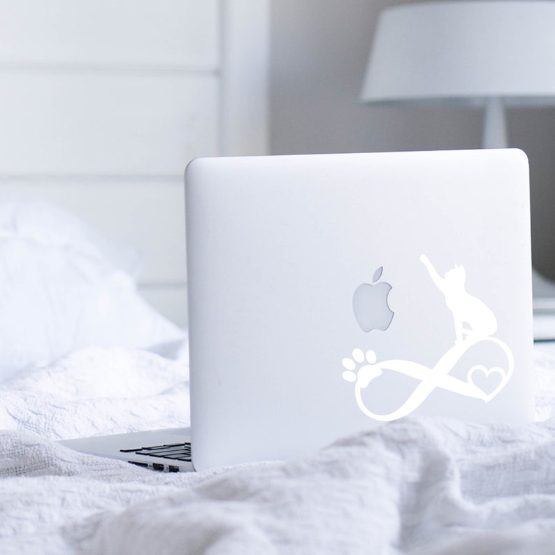 Cat Vinyl Decal Cat Infinity Decal Cat Decal for Car Gift - Etsy