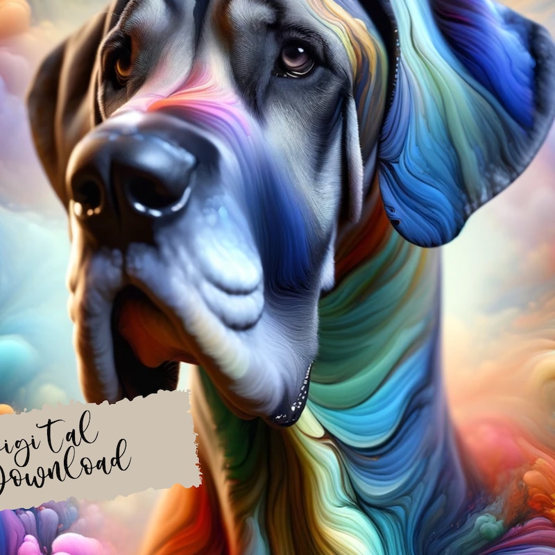 Great Dane Art - Etsy