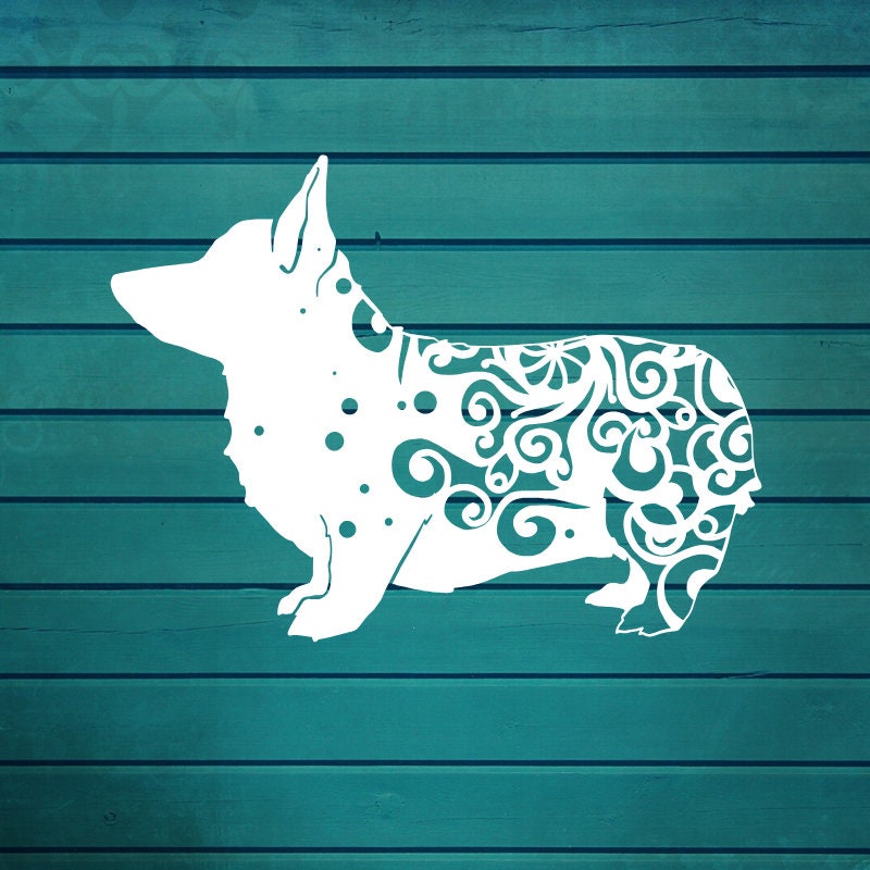 Corgi Vinyl Decal Truck Window Decal Car Decal Corgi Window | Etsy