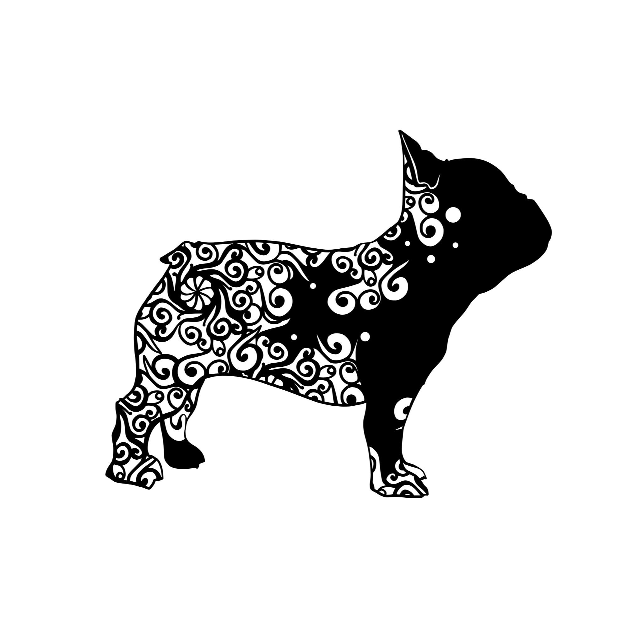 Frenchie Vinyl Decal French Bulldog Sticker Frenchie | Etsy