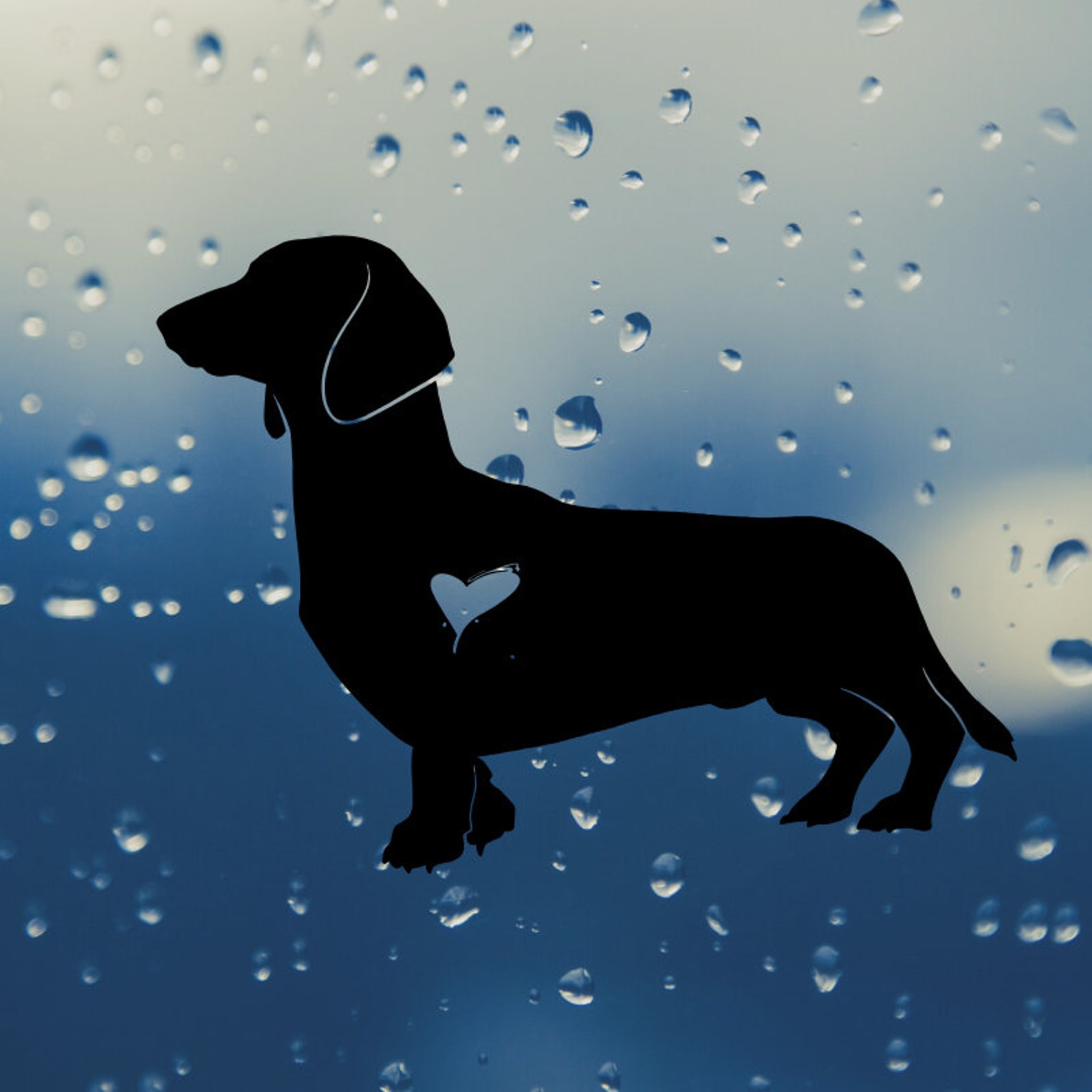 Dachshund Vinyl Decal Truck Window Decal Dachshund Sticker - Etsy