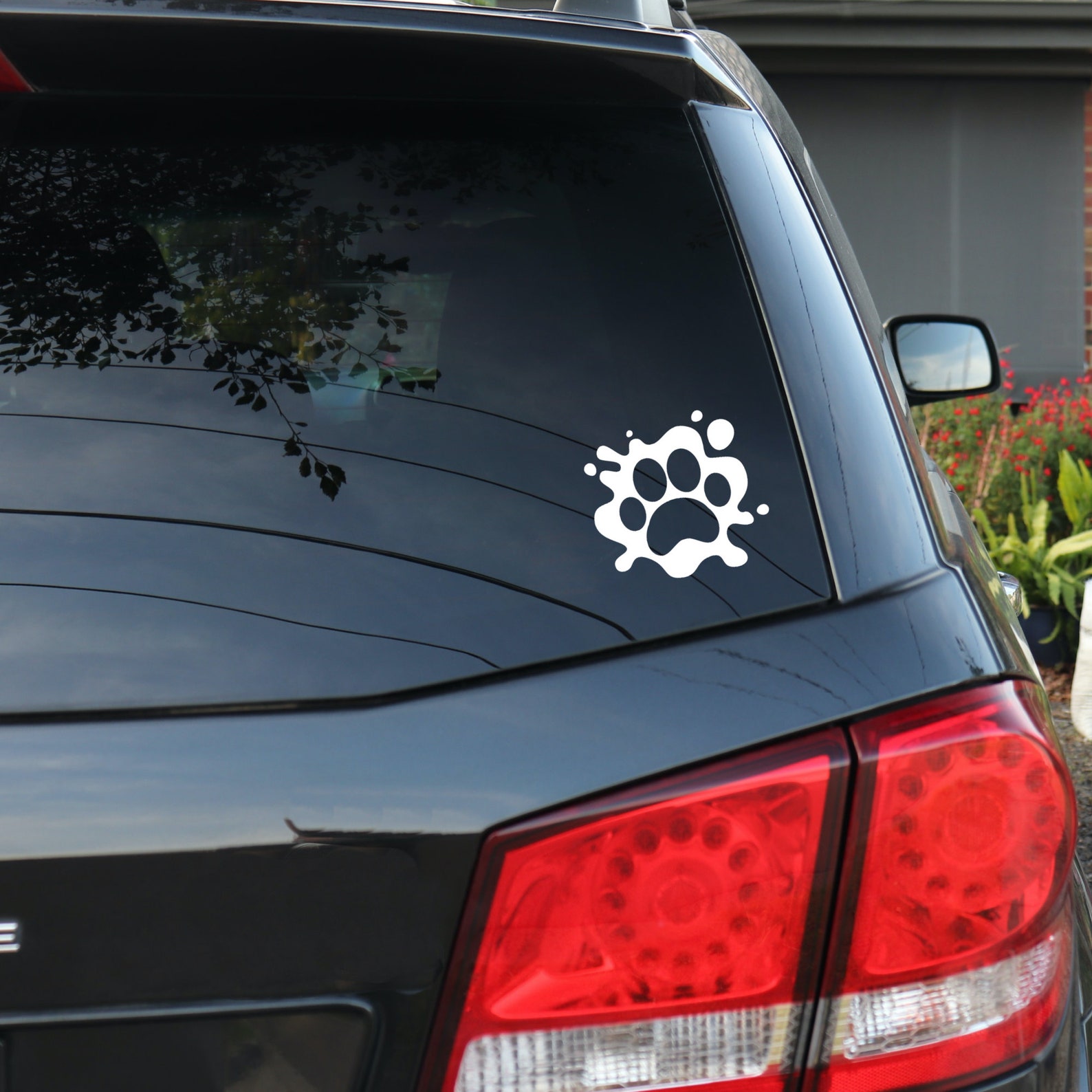 Paw Print Decal Paw Print Sticker Vinyl Tumbler Decal Dog - Etsy