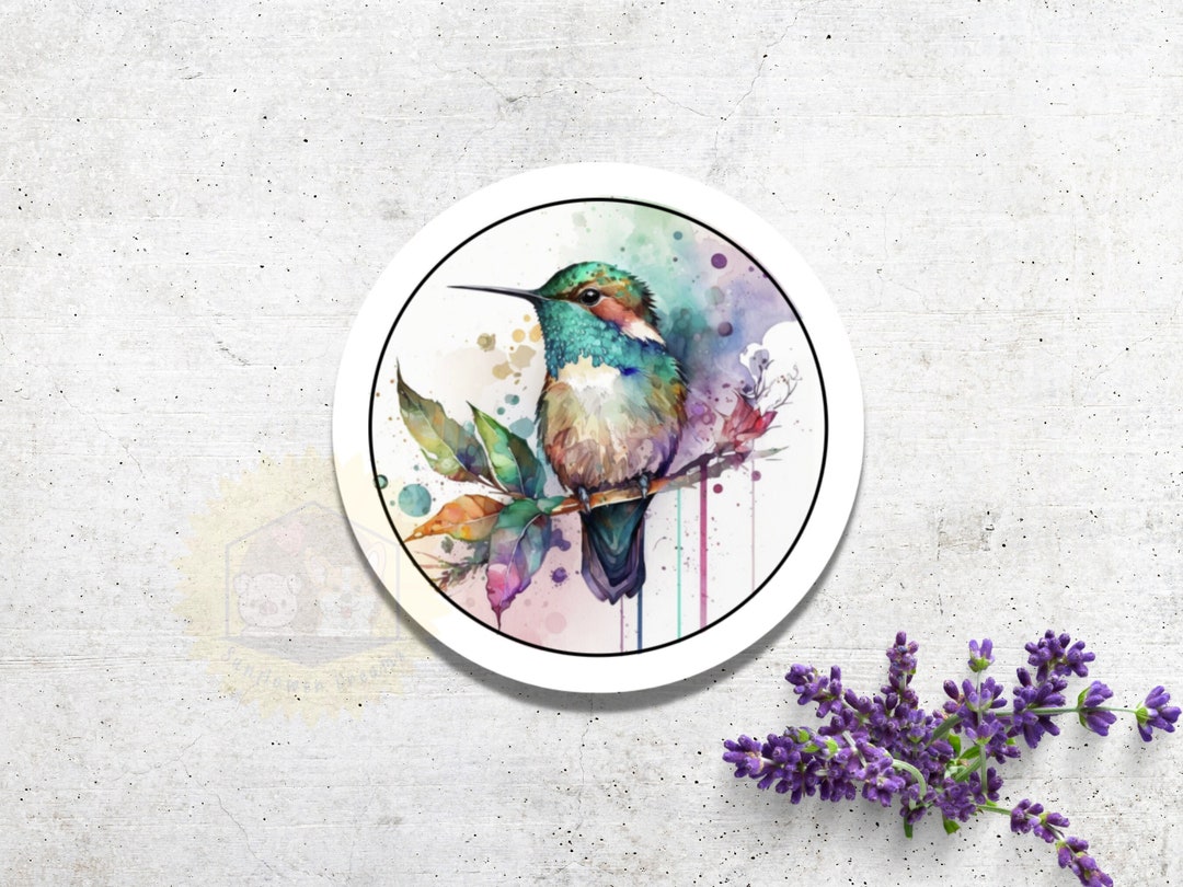 Chibi Hummingbird Stickers: Bird Card Mail Labels - Etsy