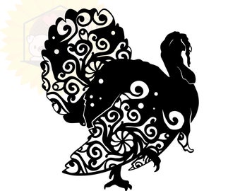 Turkey Vinyl Decal - Etsy