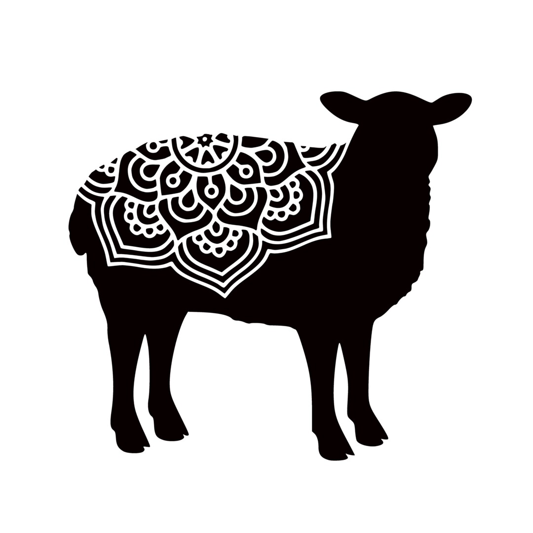 Sheep Vinyl Decal, Sheep Decal, Truck Window Decal, Sheep Laptop Decal ...