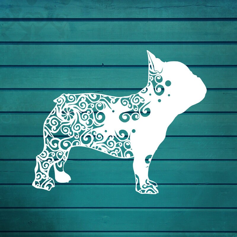 Frenchie Vinyl Decal French Bulldog Sticker Frenchie | Etsy