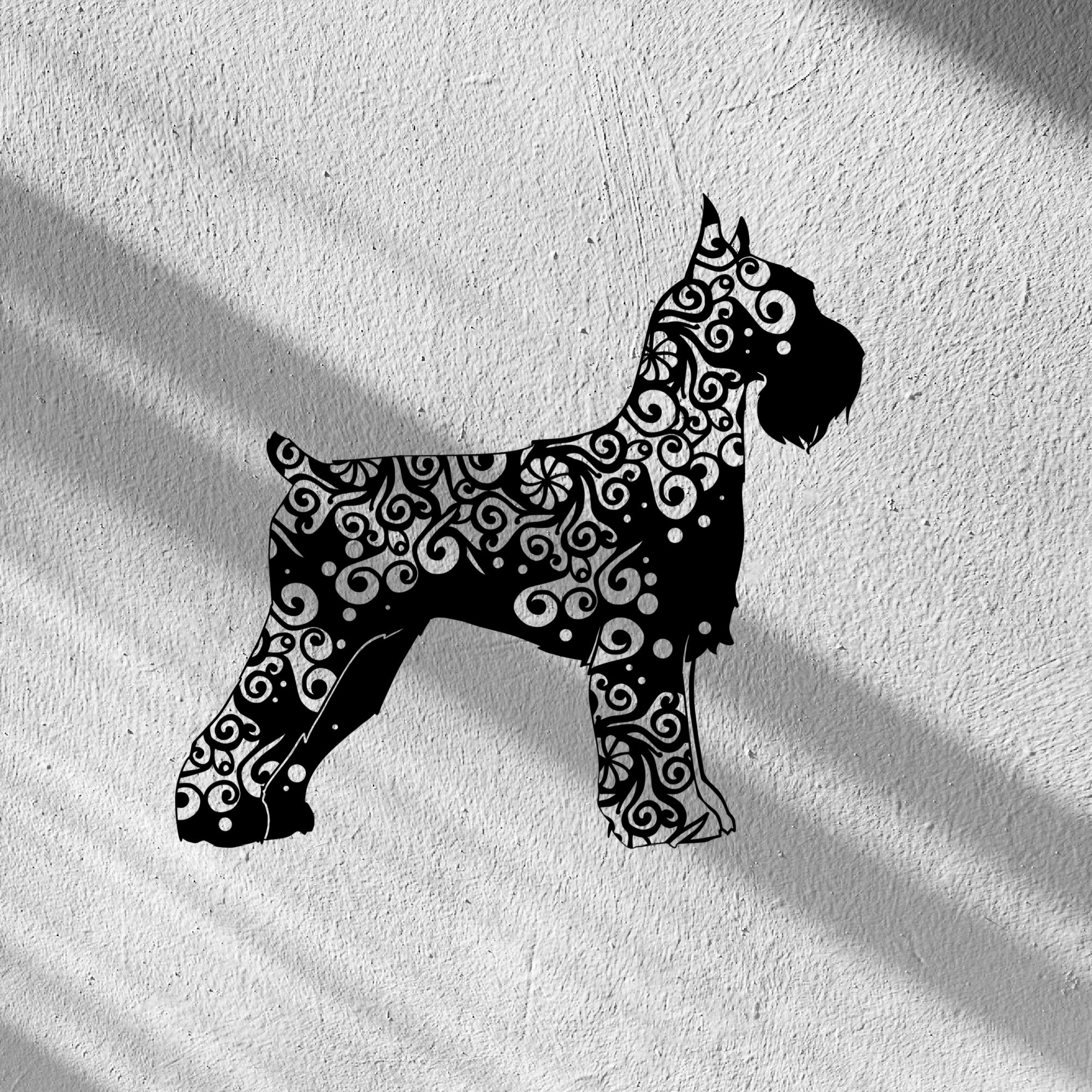 Schnauzer Decal Schnauzer Vinyl Decal Schnauzer Gift Truck - Etsy 日本