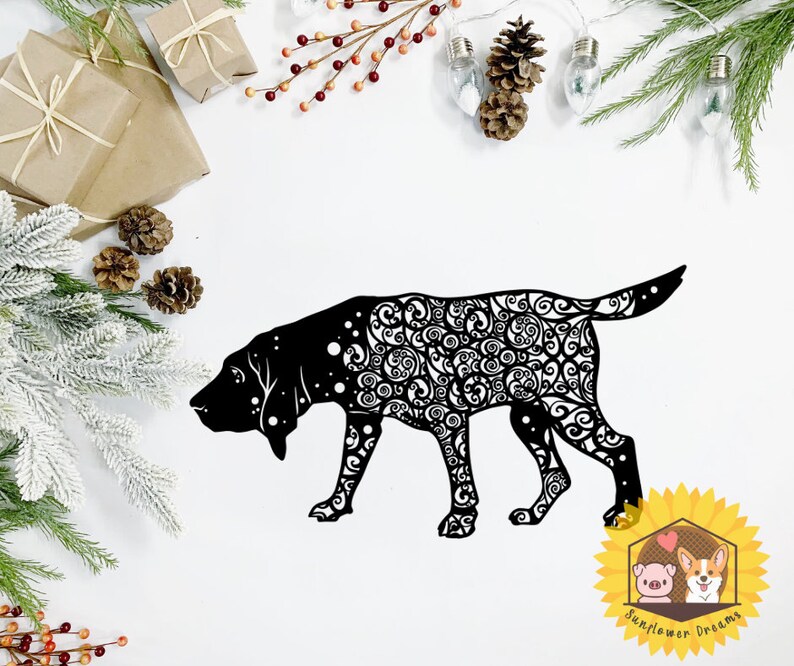 Bloodhound Vinyl Decal Truck Decal Bloodhound Sticker Car - Etsy