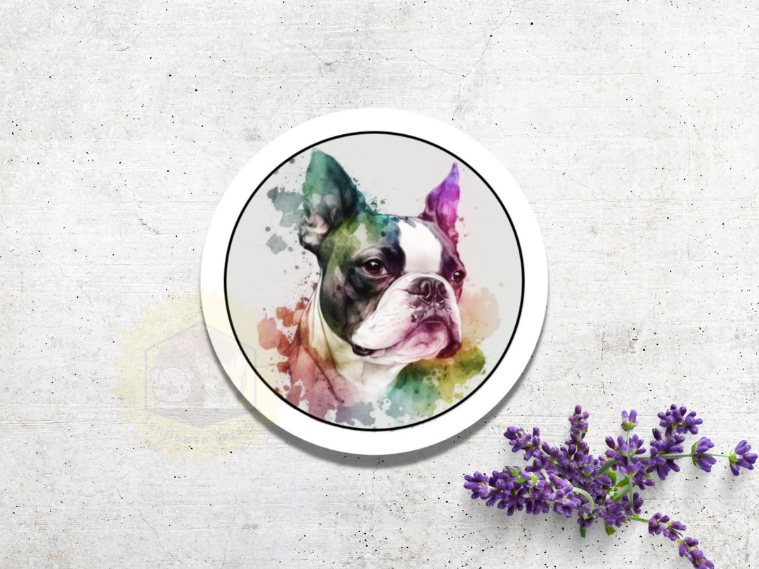 Boston Terrier Stickers, Boston Terrier Mail Stickers, Dog Card ...