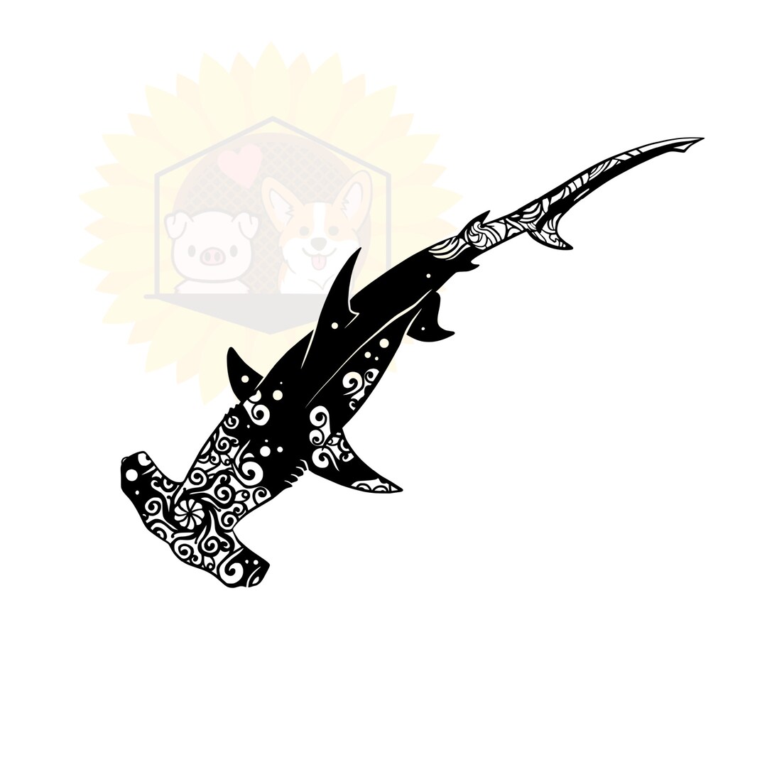 Hammerhead Decal, Hammerhead Sticker, Shark Sticker, Shark Lover Gift ...