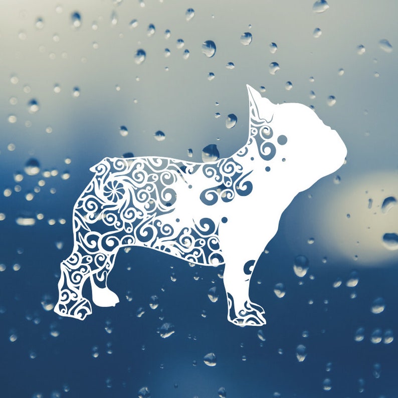 Frenchie Vinyl Decal French Bulldog Sticker Frenchie | Etsy