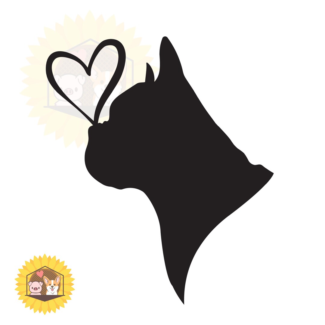 Frenchie Decal, Frenchie Love Decal, Frenchie Gift, Frenchie Sticker ...