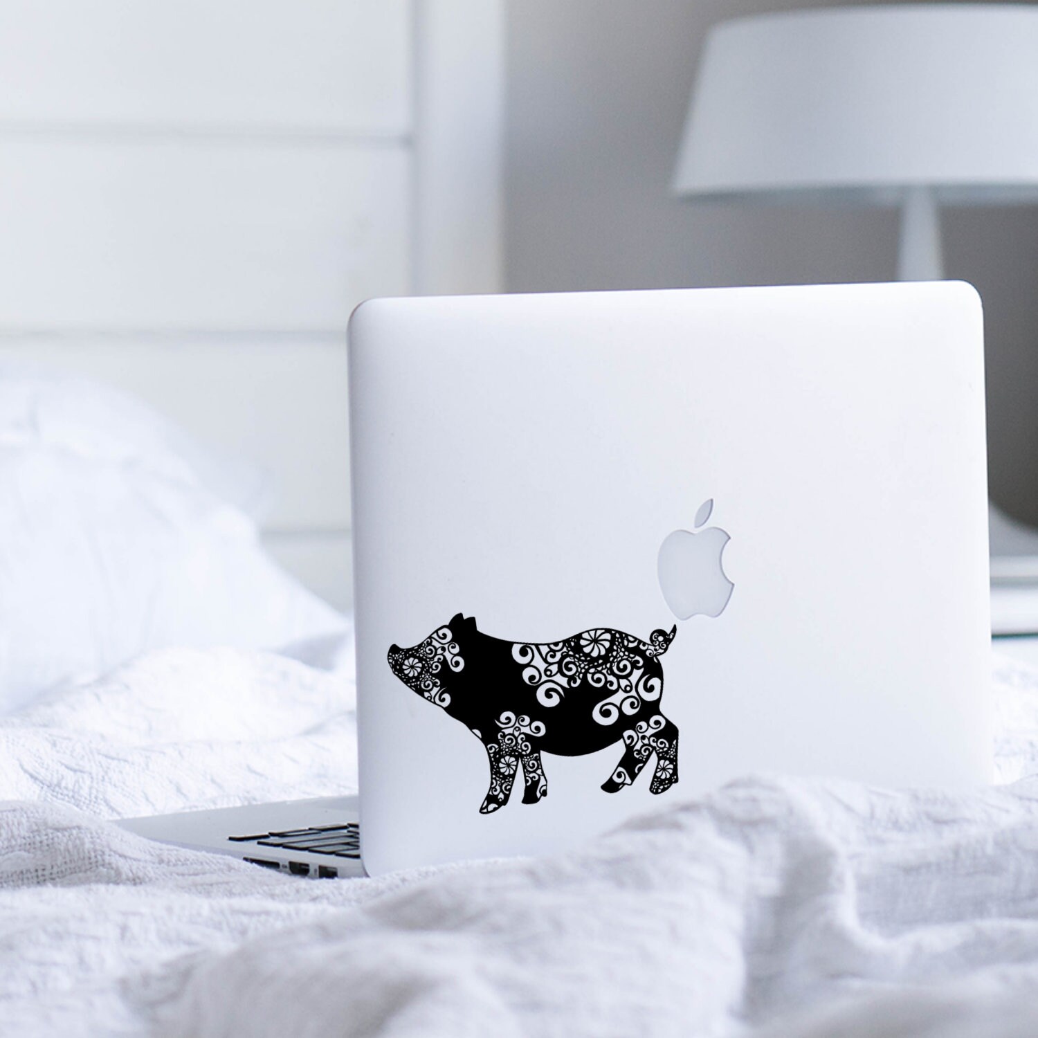 Pig Vinyl Decal Pig Decal Car Pig Laptop Decal Pig Lover - Etsy