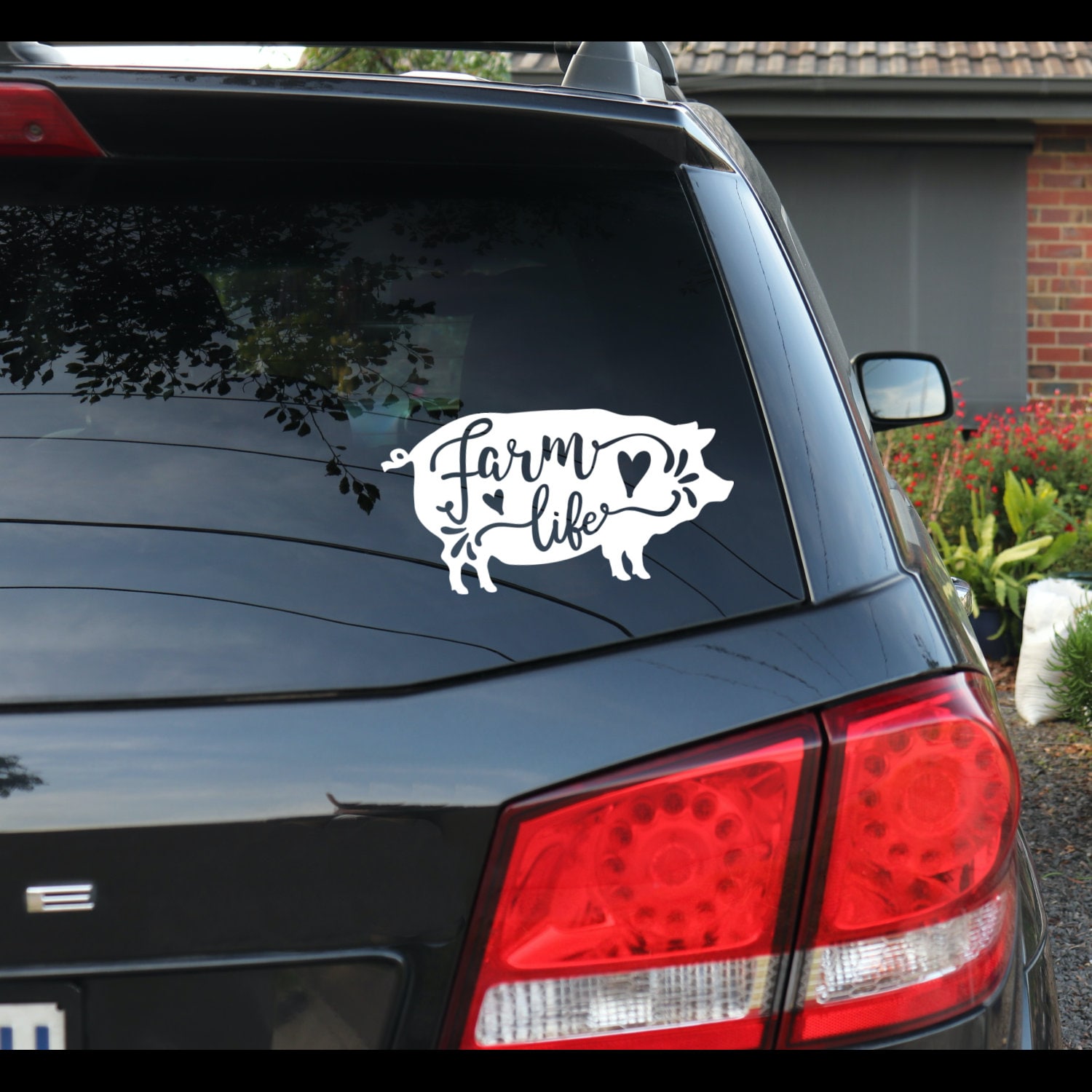 Farm Pig Decal Pig Decal Farm Life Sticker Pig Decal Car - Etsy