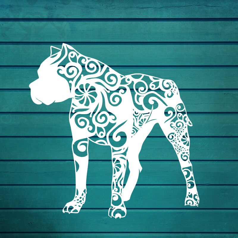 Pitbull Decal Pitbull Vinyl Decal Pitbull Mom Pitbull | Etsy