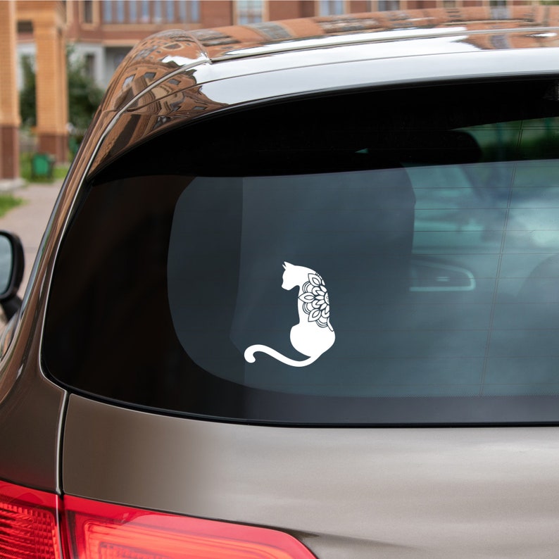 Cat Decal Cat Vinyl Decal Cat Sticker Cat Decal for Car - Etsy