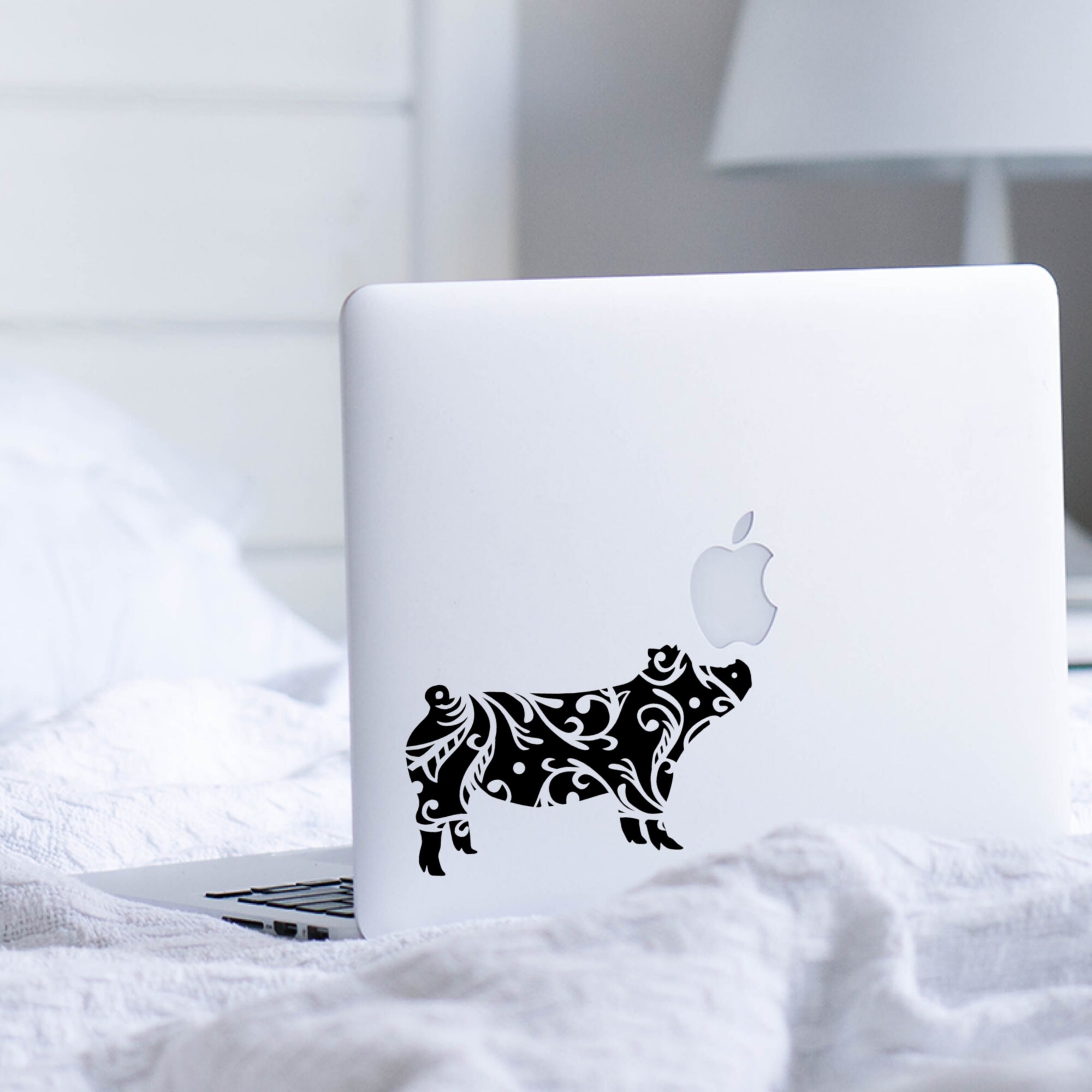Pig Vinyl Decal Pig Car Decal Pig Laptop Decal Pig - Etsy