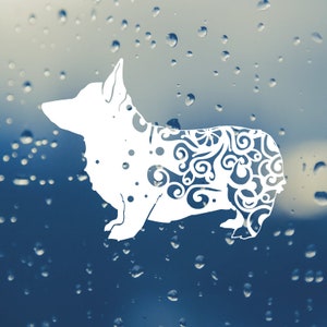 Corgi Vinyl Decal, Truck Window Decal, Car Decal, Corgi Window Decal ...