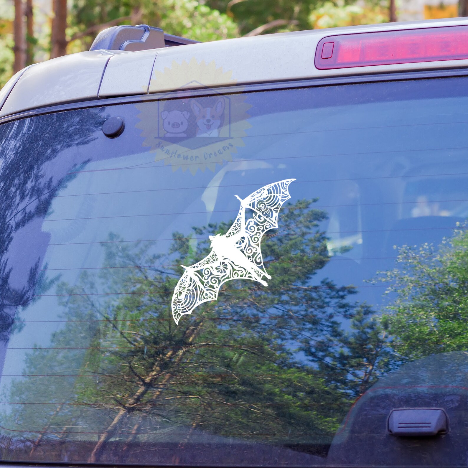 Bat Decal Truck Window Decal Handmade Vinyl Car Decal Bat | Etsy
