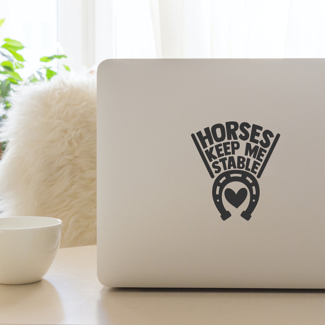 Horse Vinyl Decal Horse Sticker Funny Horse Decal Horse - Etsy