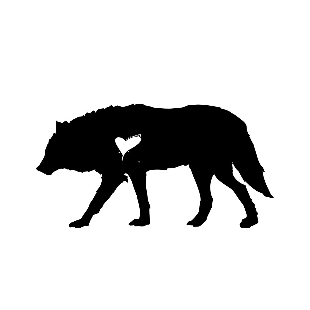 Wolf Vinyl Decal, Truck Window Decal, Wolf Car Decal, Wolf Sticker ...