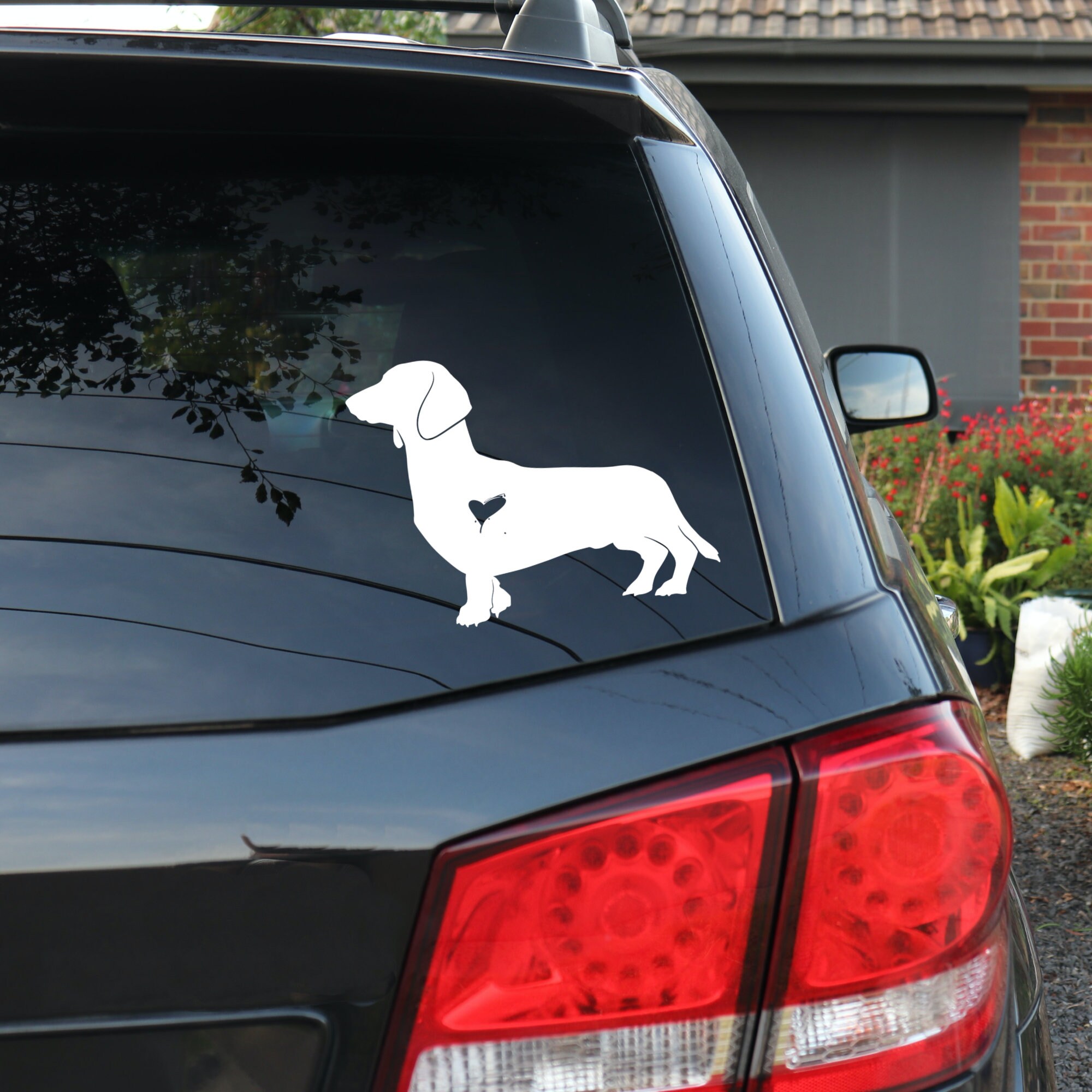 Dachshund Vinyl Decal Truck Window Decal Dachshund Sticker - Etsy