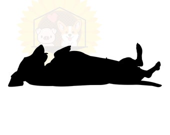 Long Haired Dachshund Decal FULL BODY, Dog, Vinyl Decal, Car Decal ...