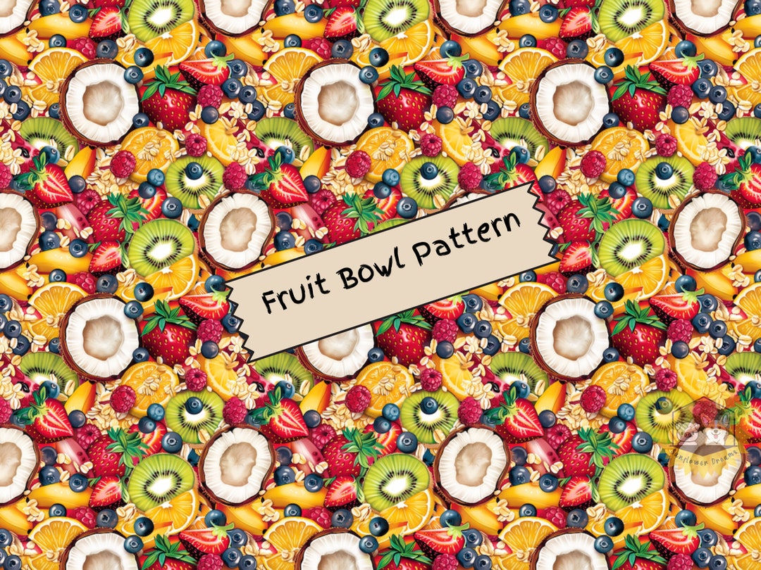 Fruit Pattern, Fruit Digital Paper, Fruit Art, Fruit Digital Pattern ...