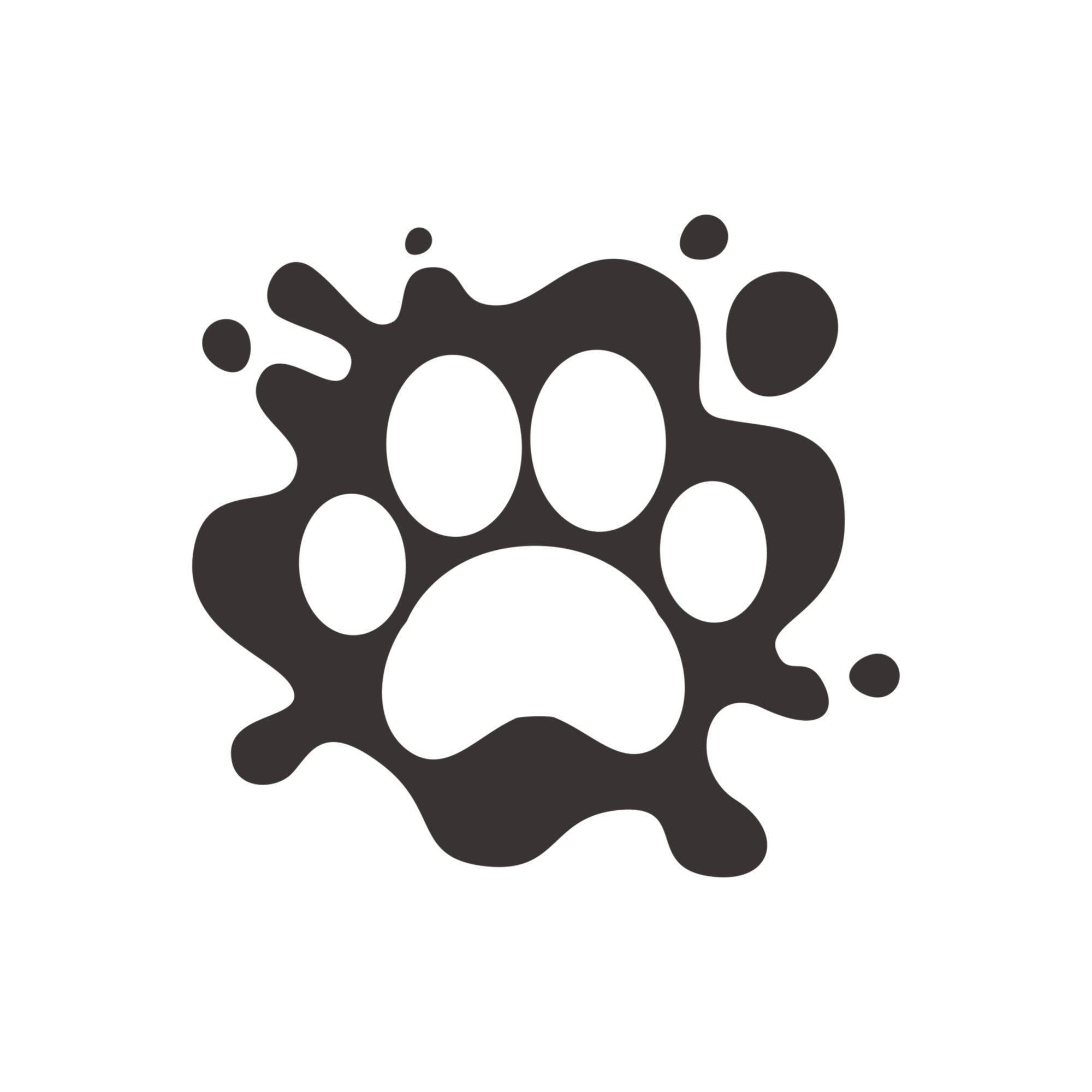 Paw Print Decal Paw Print Sticker Vinyl Tumbler Decal Dog - Etsy