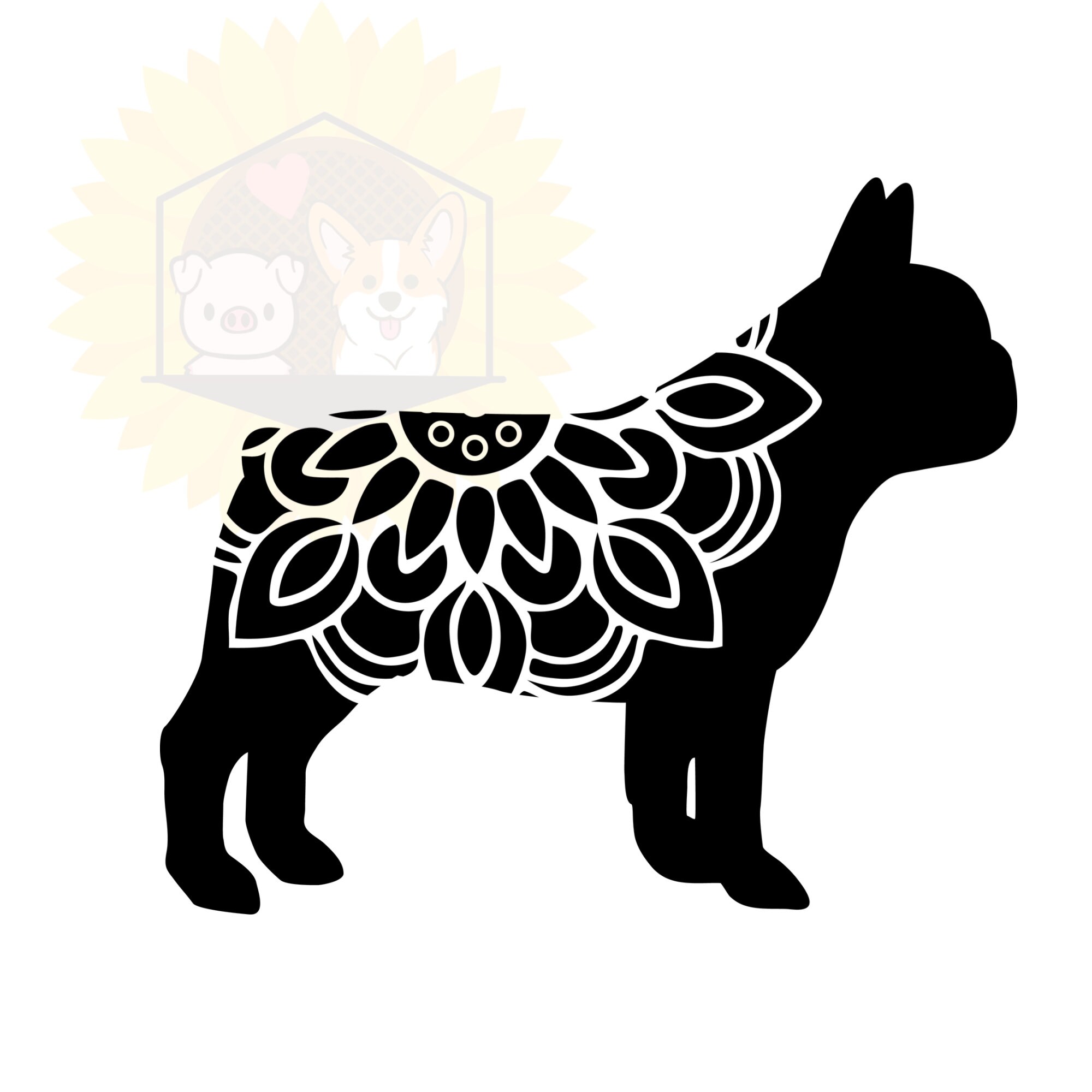 Frenchie Vinyl Decal French Bulldog Sticker Frenchie - Etsy