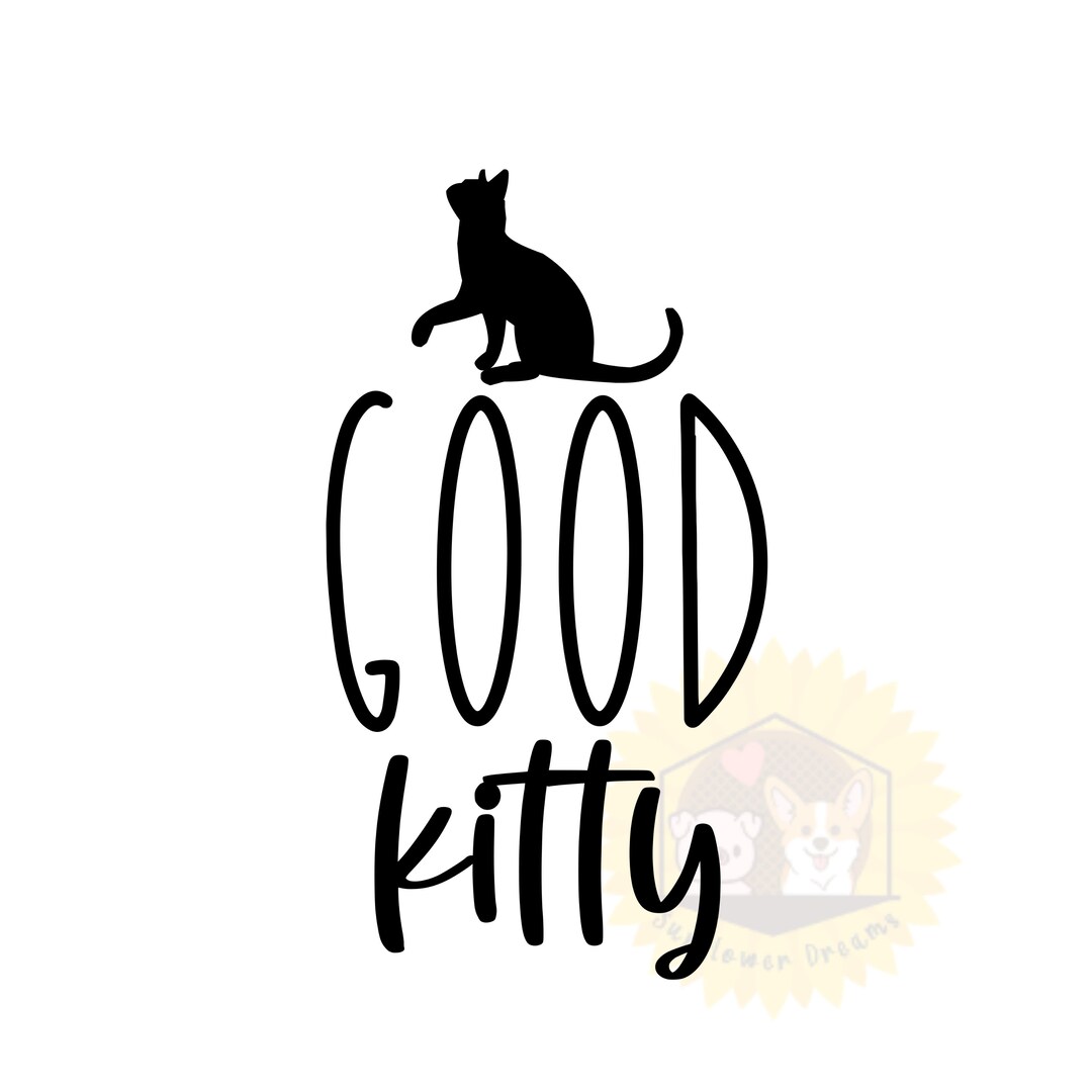 Good Kitty Cat Treat Jar Decal - Cat Mom Gift - Etsy