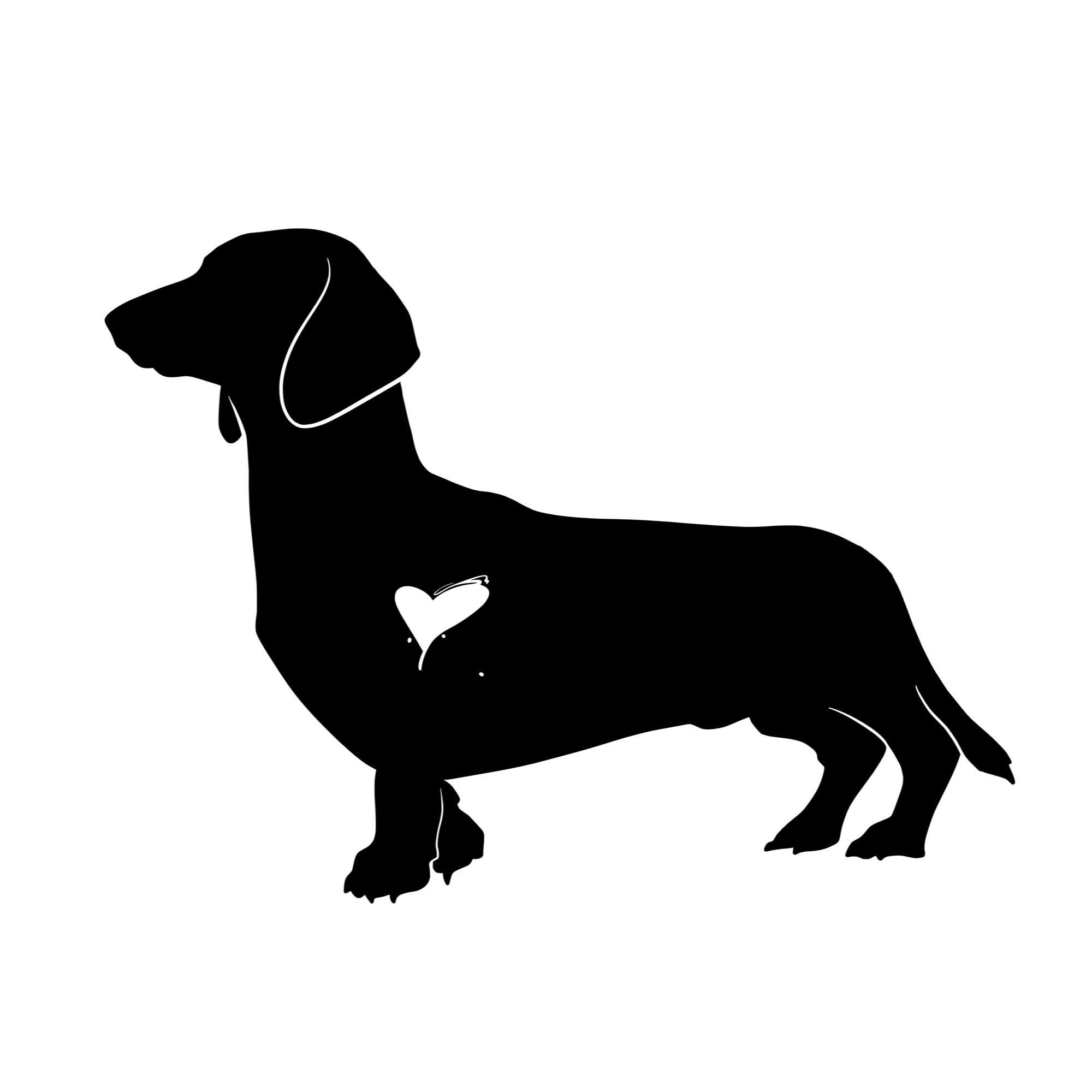 Dachshund Vinyl Decal Truck Window Decal Dachshund Sticker | Etsy
