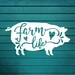 Farm Pig Decal Pig Decal Farm Life Sticker Pig Decal Car | Etsy