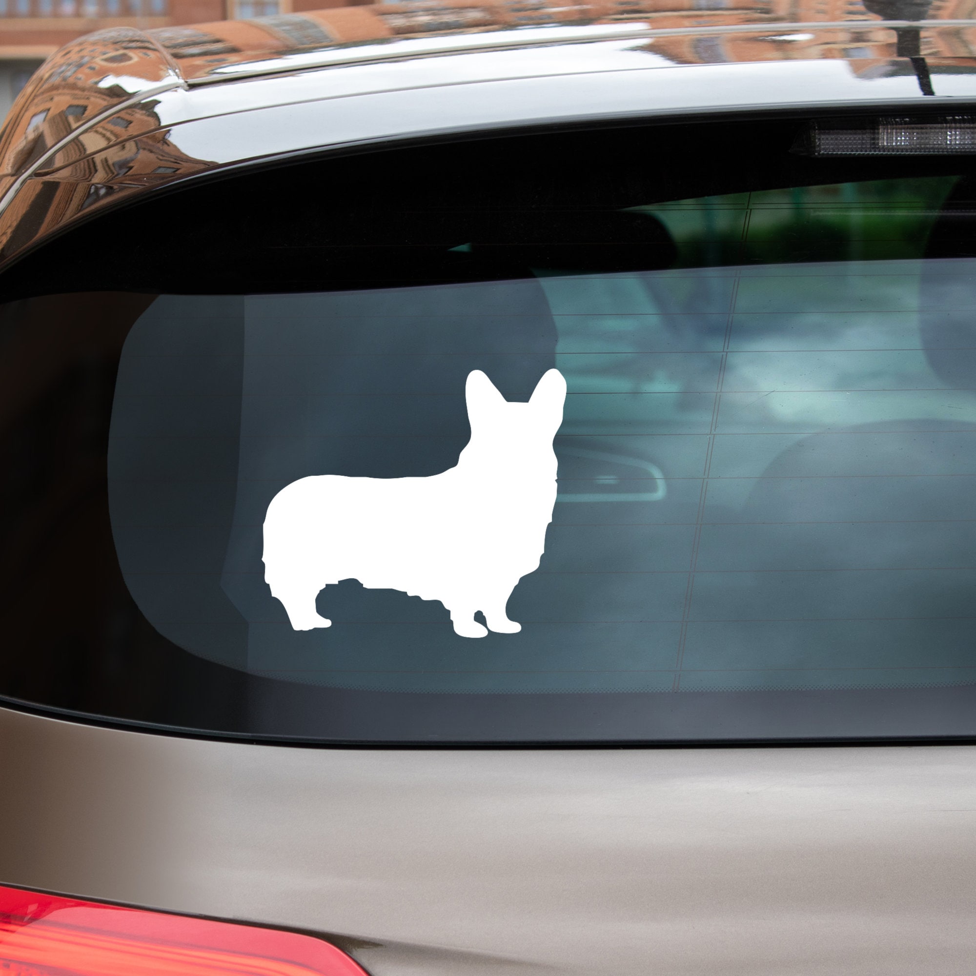 Corgi Vinyl Decal Corgi Decal Dog Decal Corgi Car Decal | Etsy