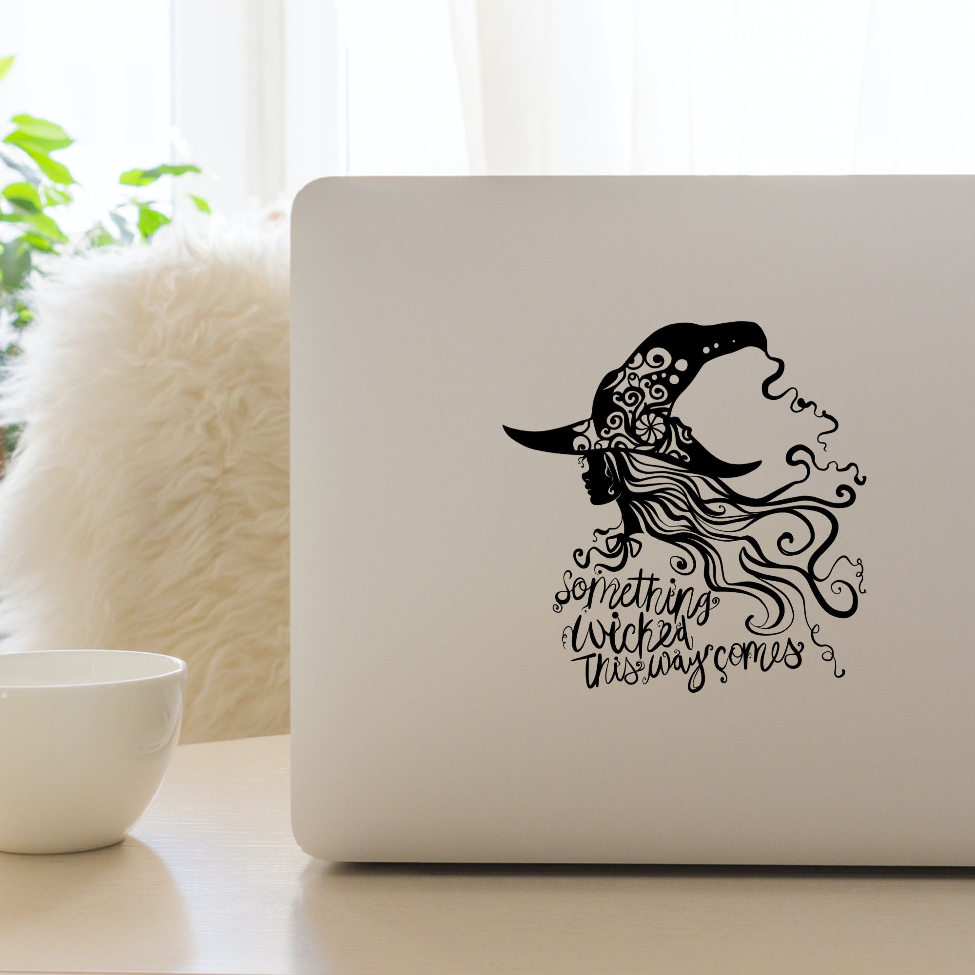 Witch Decal Witch Vinyl Decal Truck Window Decal Tumbler - Etsy