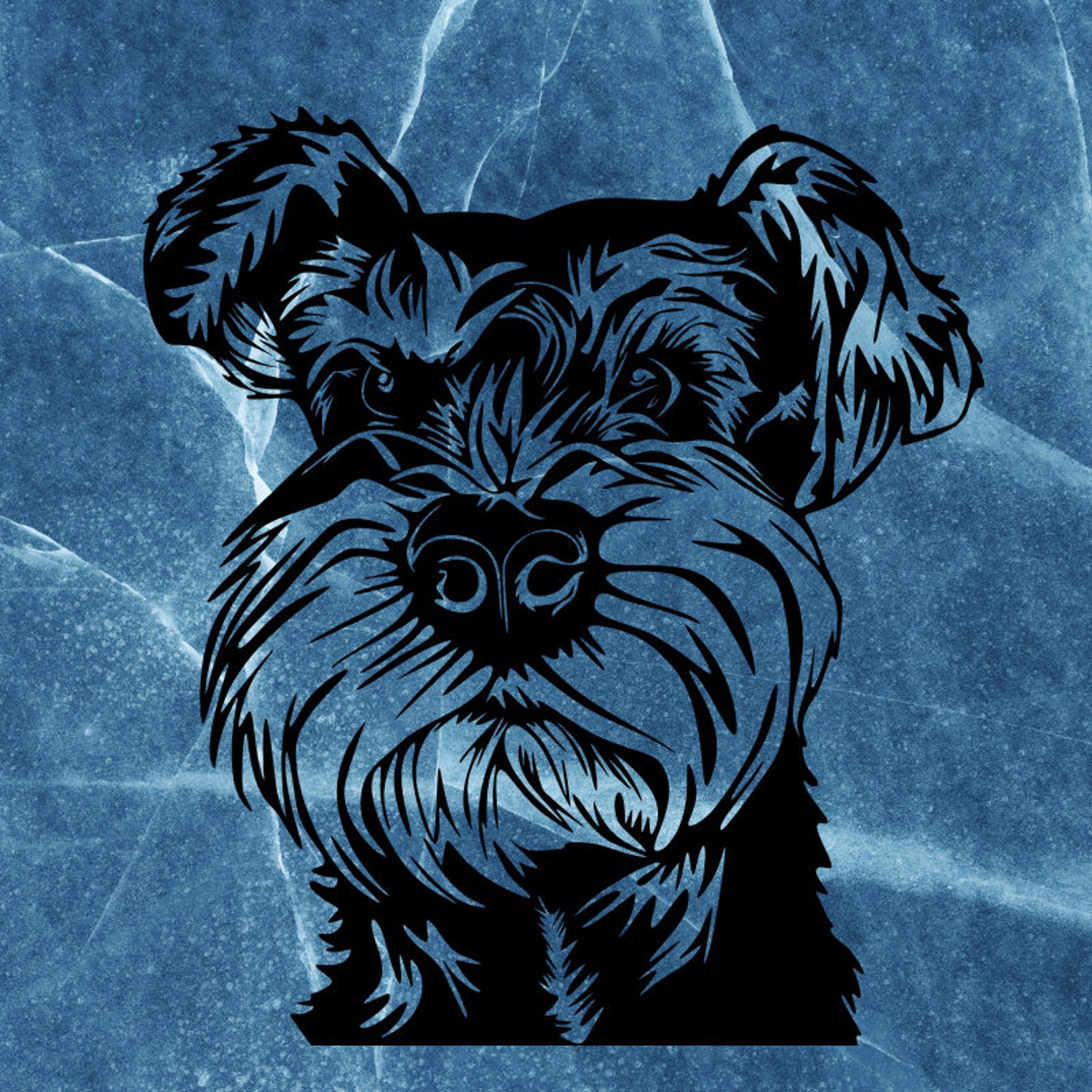 Schnauzer Vinyl Decal Mini Schnauzer Decal Truck Window - Etsy Canada